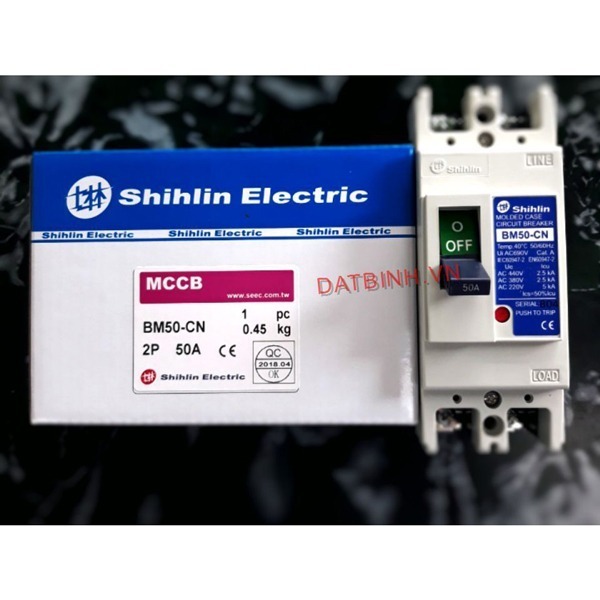 MCCB 2P | Phúc Hưng Thịnh